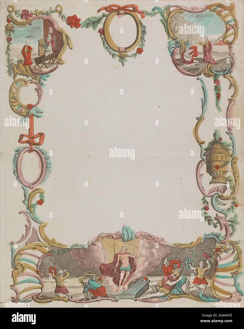 Greeting letter with performances from the New Testament. Call letter ...