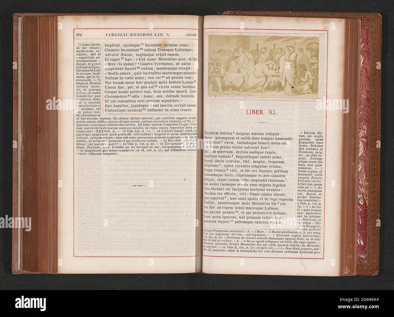 Photo production of a painting, representing King Evander, became the ...