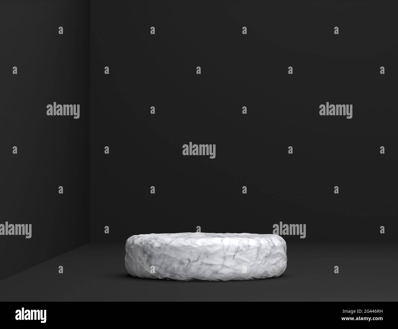 Abstract marble template as presentation stage in front of background ...