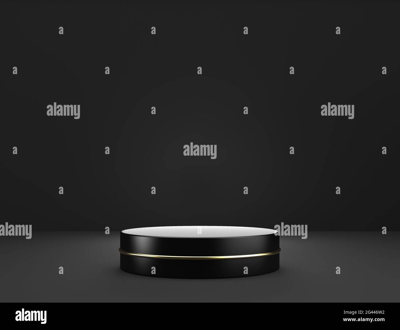 Abstract template as presentation stage in front of background - 3D ...
