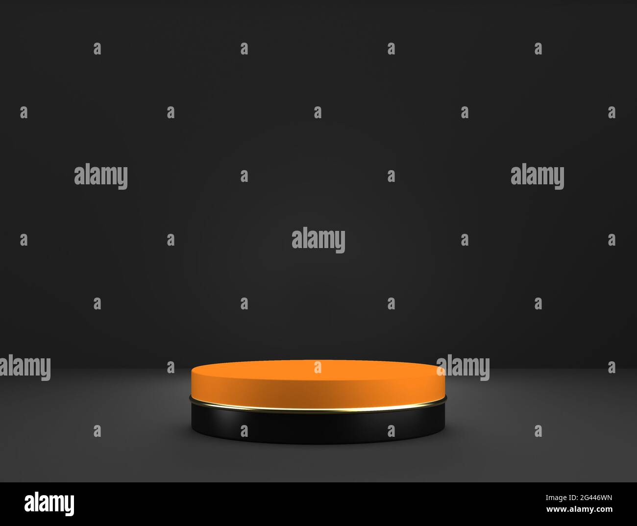 Abstract template as presentation stage in front of background - 3D ...