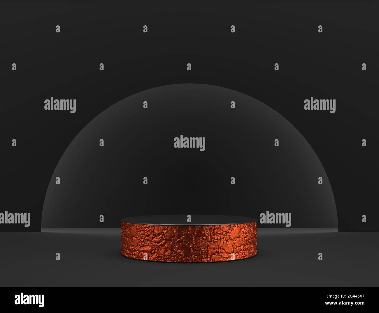 Abstract template as presentation stage in front of background - 3D ...