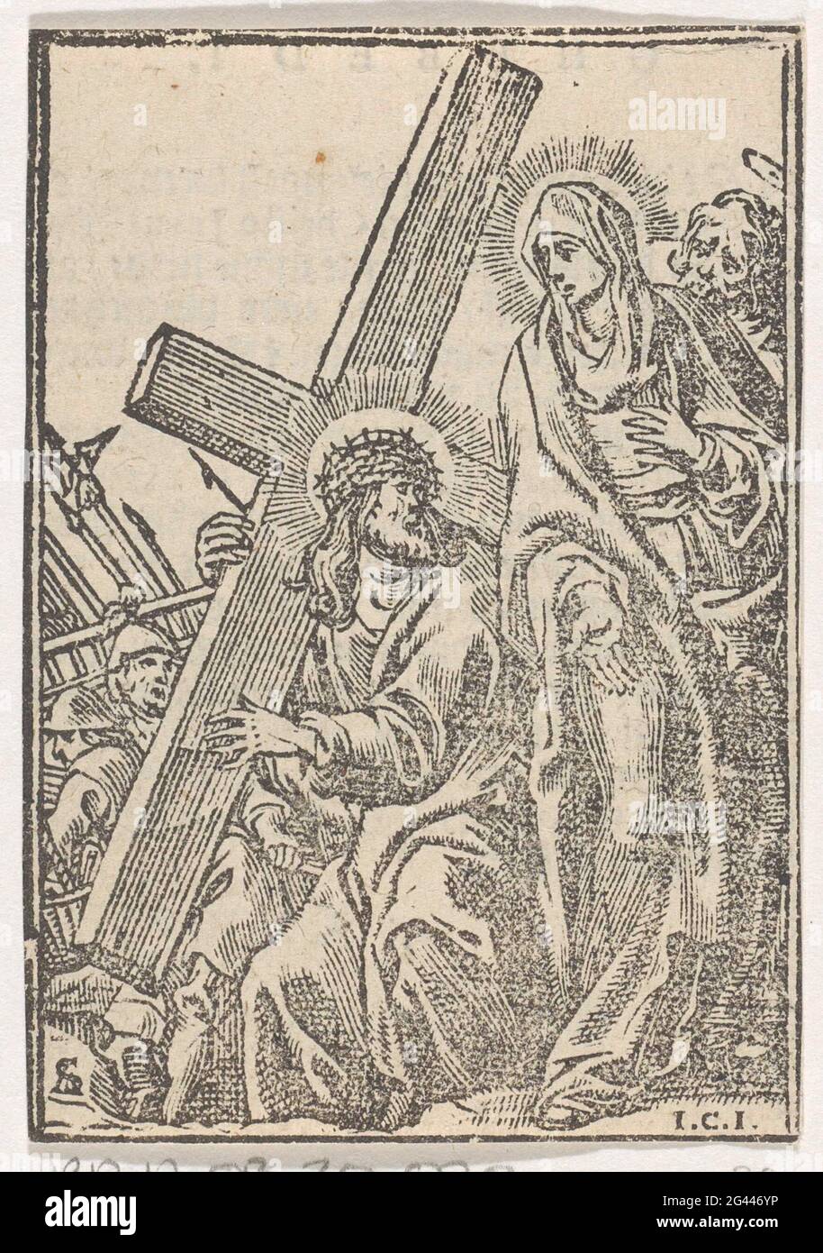 Meeting with Maria during the cross Stock Photo - Alamy