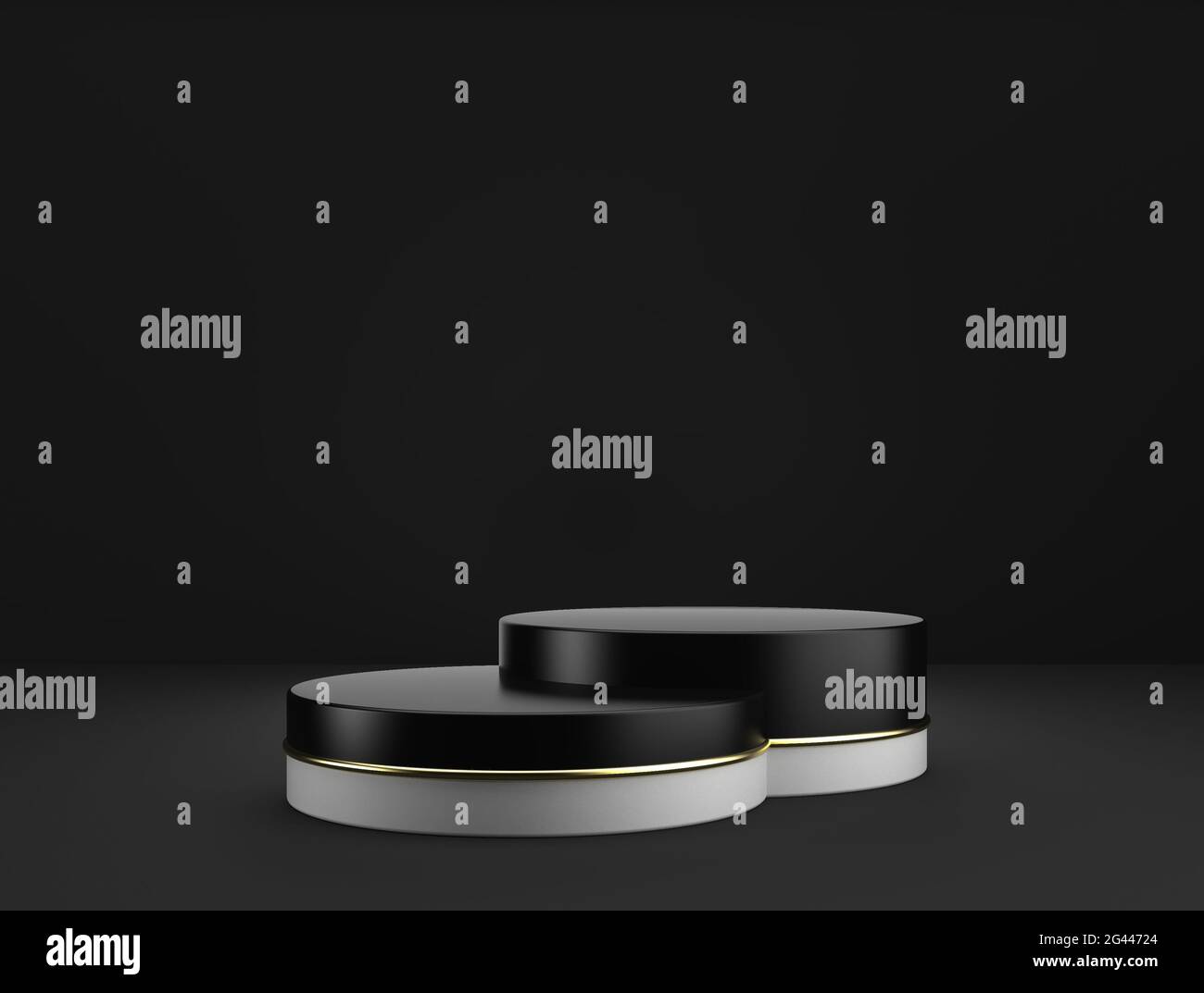 Abstract template as presentation stage in front of background - 3D ...