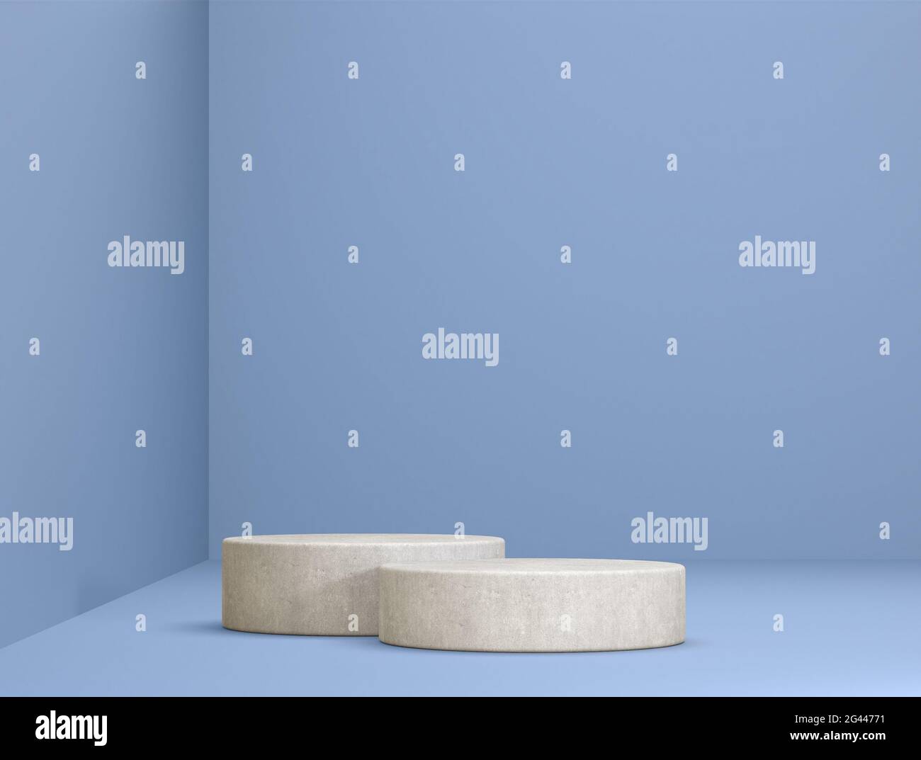 Abstract stone template as presentation stage in front of background ...