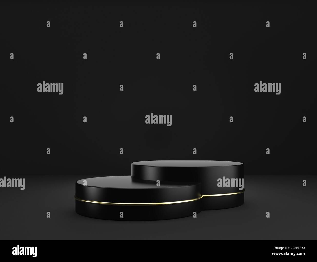 Abstract template as presentation stage in front of background - 3D ...