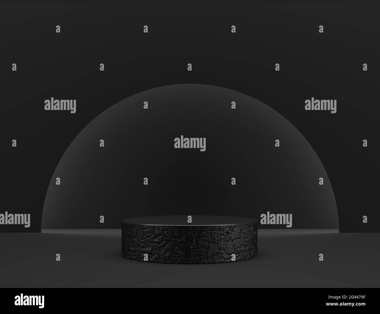 Abstract template as presentation stage in front of background - 3D ...