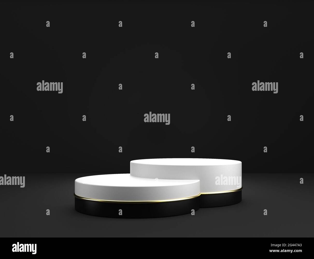 Abstract template as presentation stage in front of background - 3D ...