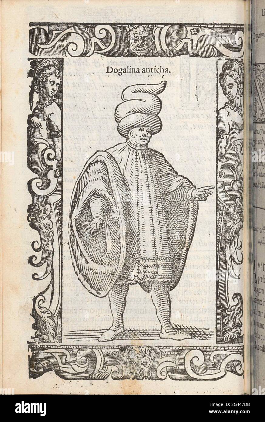 Italian nobleman in 'Dogalina'; Dogalina Anticha; Habiti Antichi, ET ...