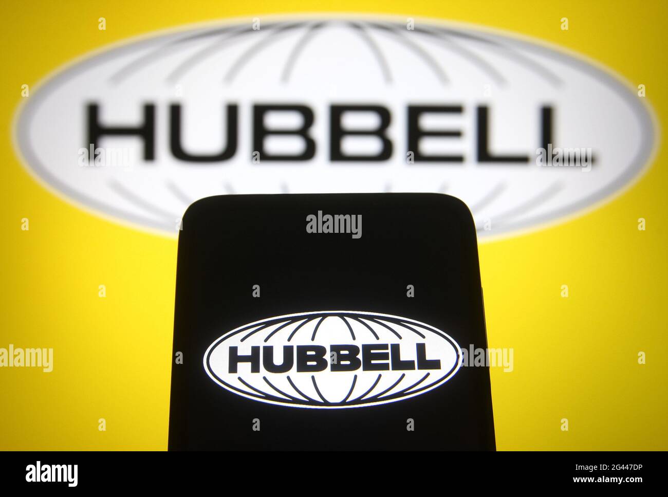 Ukraine. 18th June, 2021. In this photo illustration, Hubbell ...