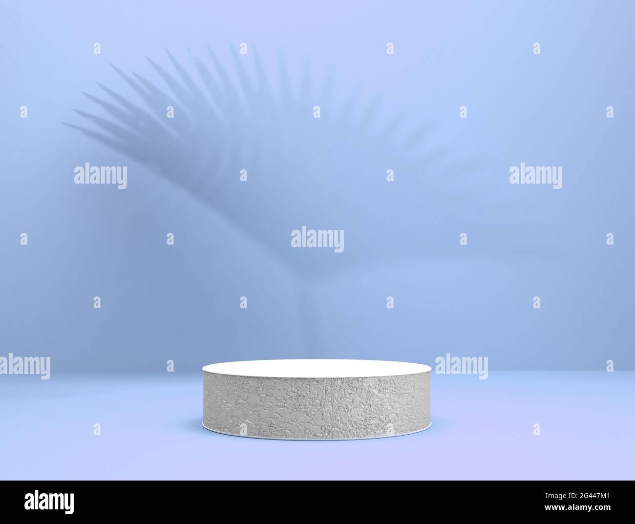 Abstract template as presentation stage in front of background - 3D ...