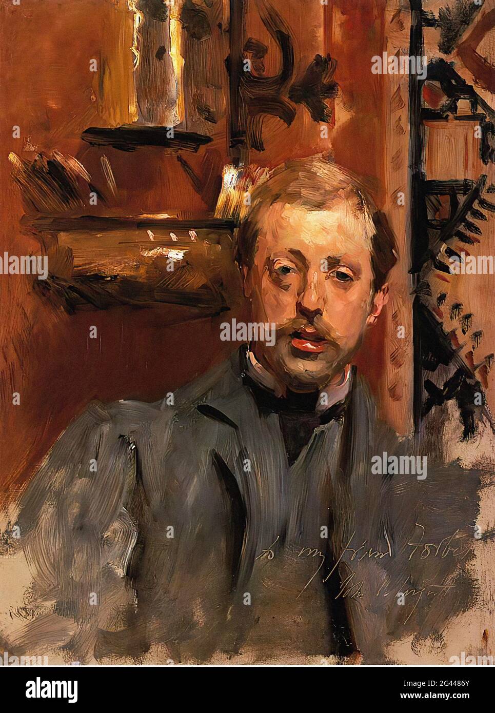 John Singer Sargent - Charles Stuart Forbes 1883 Stock Photo - Alamy