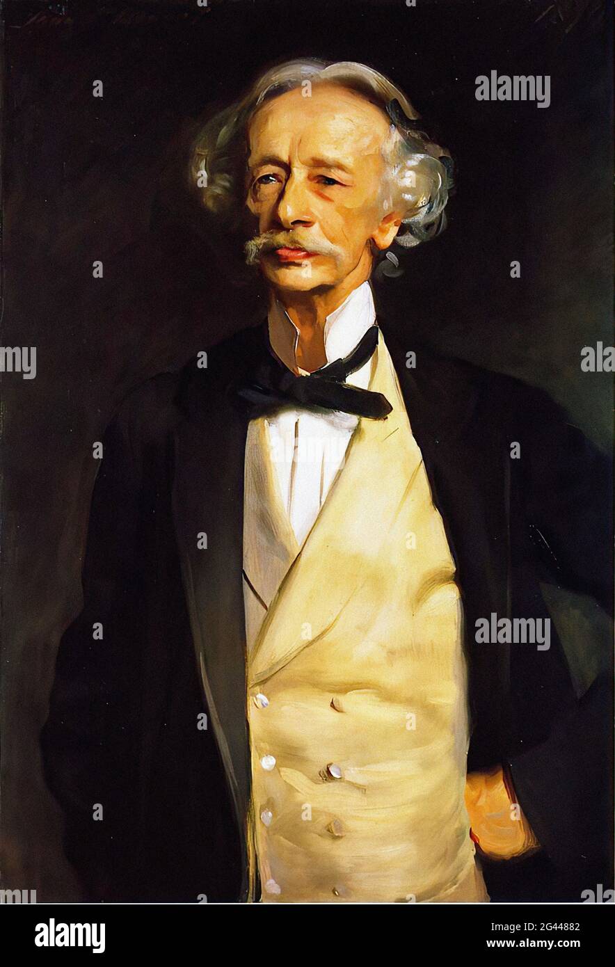 John Singer Sargent - Coventry Patmore 1894 Stock Photo - Alamy