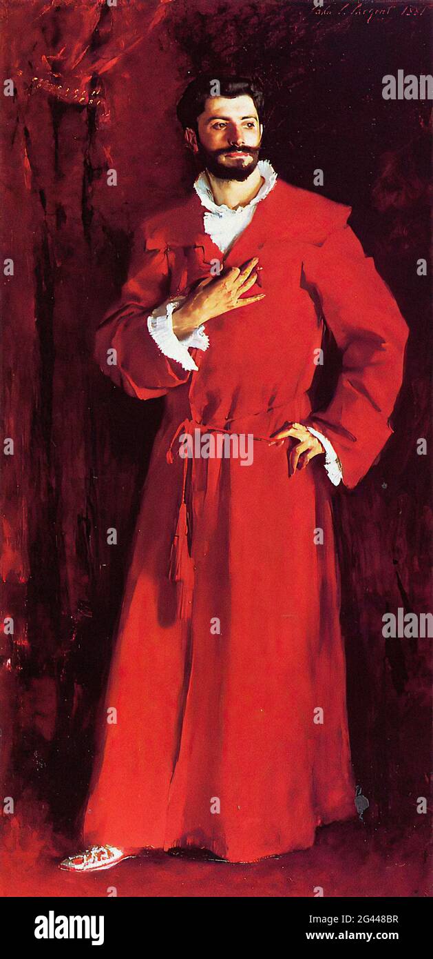 John Singer Sargent - Dr Pozzi Home 1881 Stock Photo - Alamy