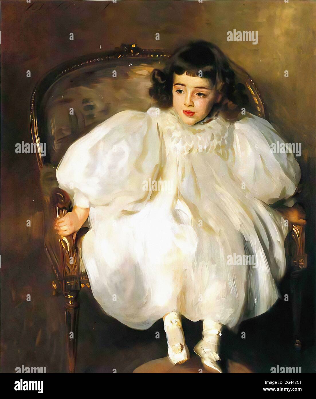 John Singer Sargent - Expectancy 1895 Stock Photo - Alamy