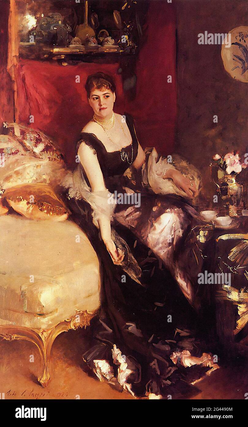 John Singer Sargent - Kate More 1884 Stock Photo - Alamy