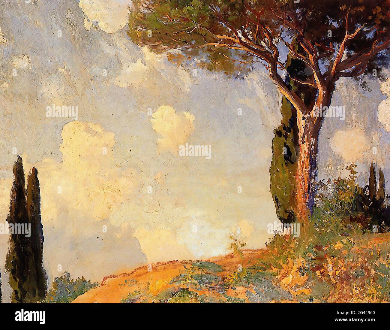 John Singer Sargent - Landscape Study San Vigilio Lake Garda 18 Stock ...