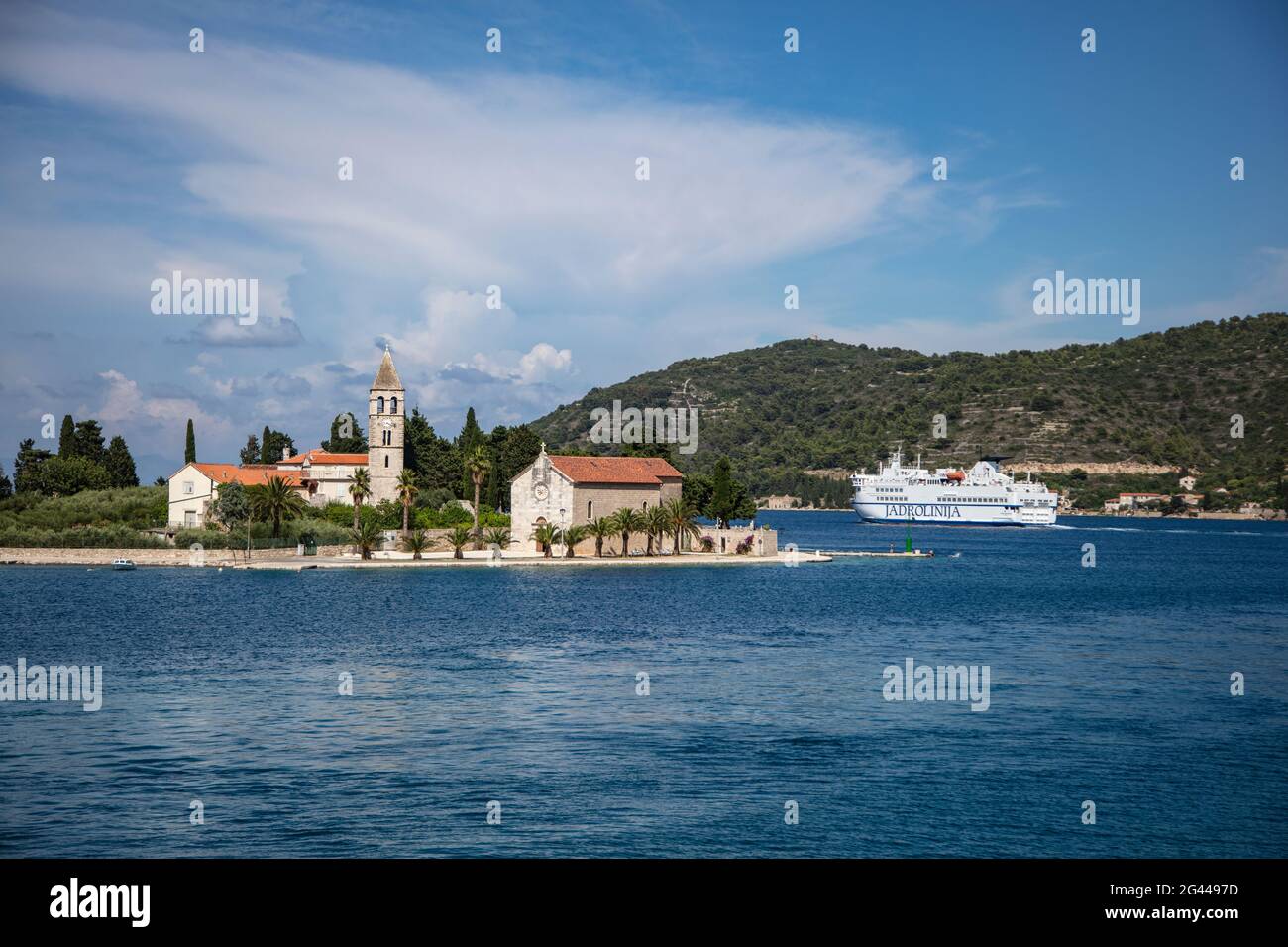 Split to vis island ferry hi-res stock photography and images - Alamy