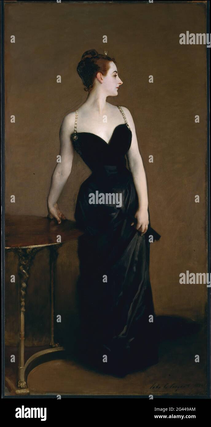 John Singer Sargent - Madame X Pierre Gautreau 1884 Stock Photo - Alamy