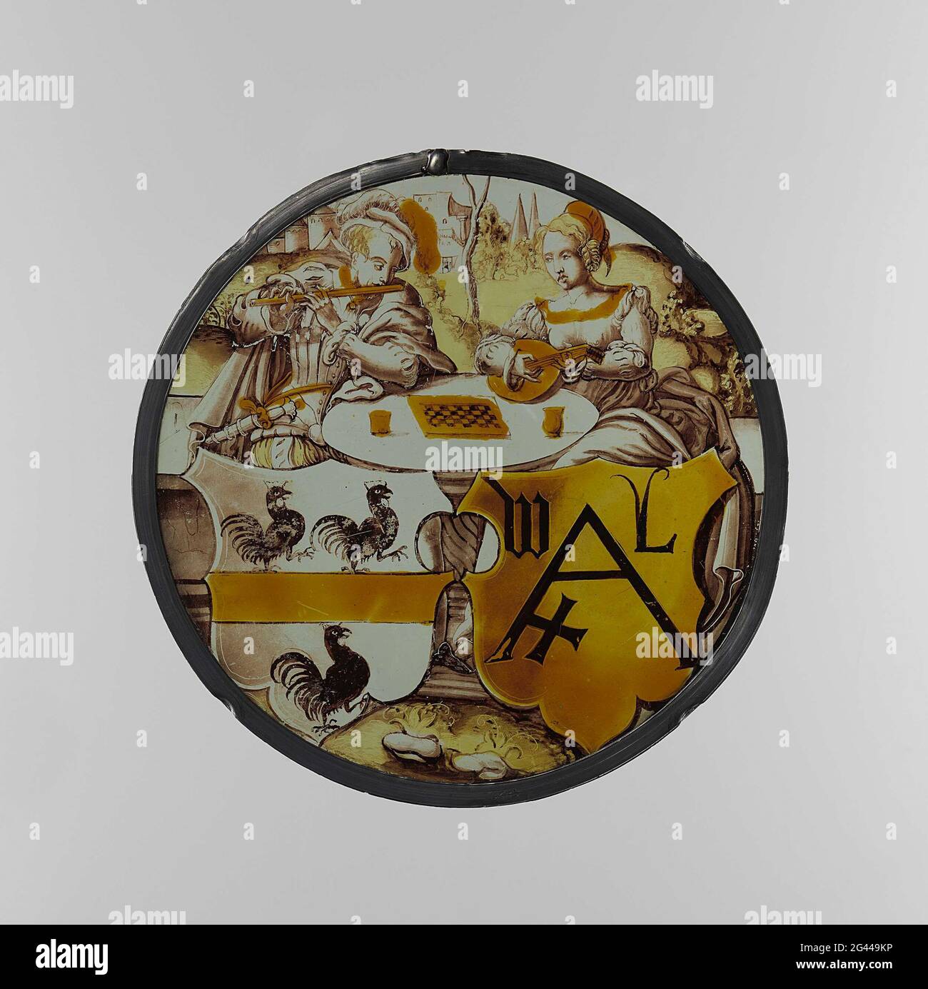 Large round stained glass hi-res stock photography and images - Alamy