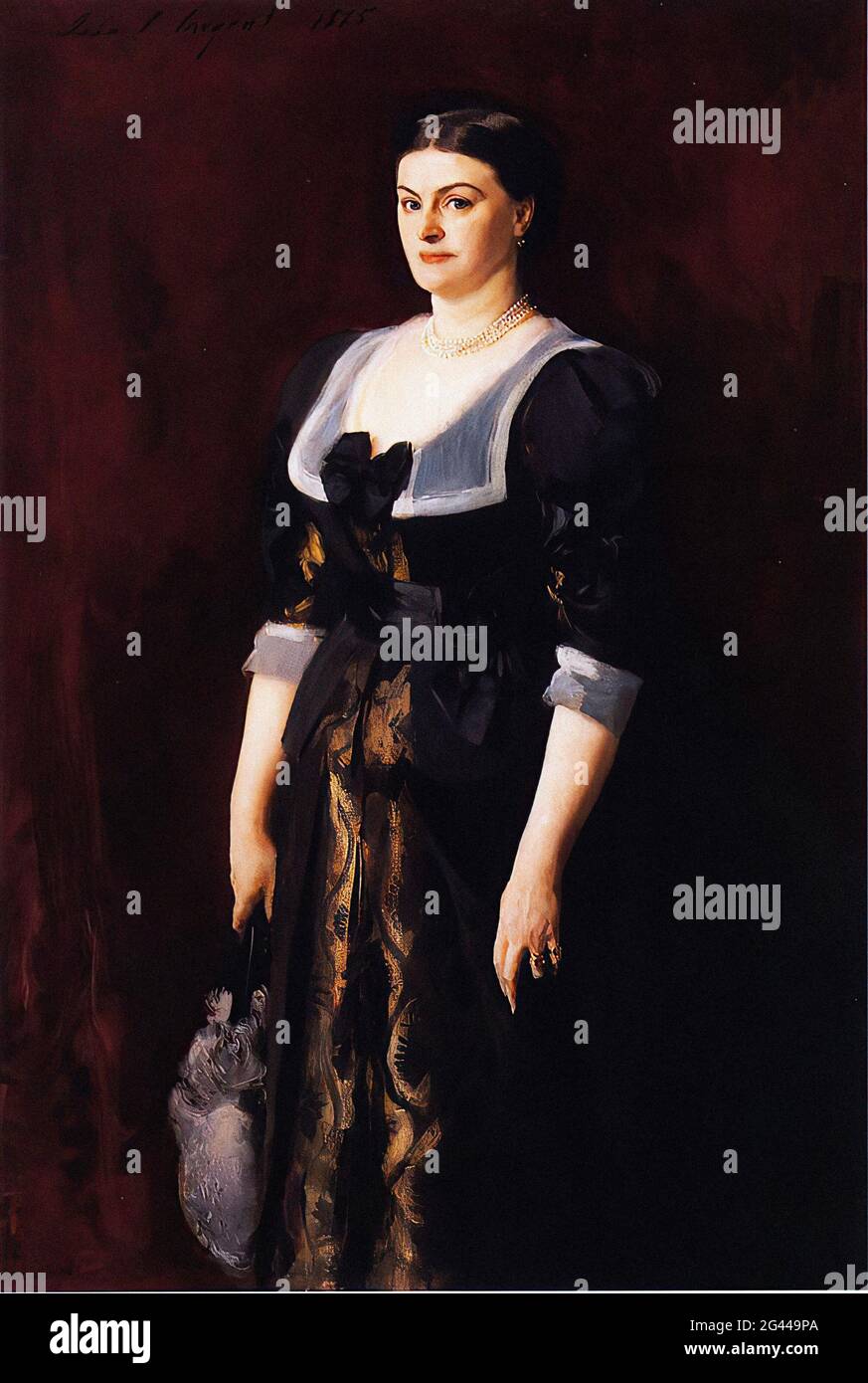 John Singer Sargent - Mrs Alice Mason 1885 Stock Photo - Alamy