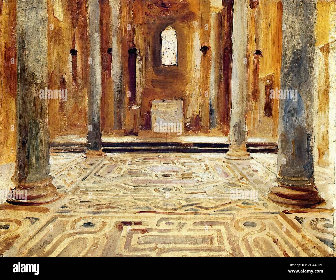 John Singer Sargent - Mosque Cairo 1891 1 1891 Stock Photo - Alamy