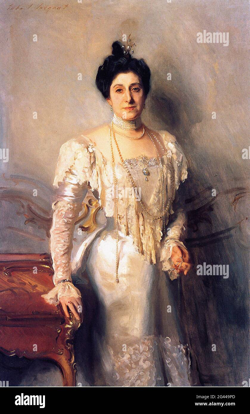 John Singer Sargent - Mrs Asher Wertheimer Flor Joseph C 1898 Stock ...