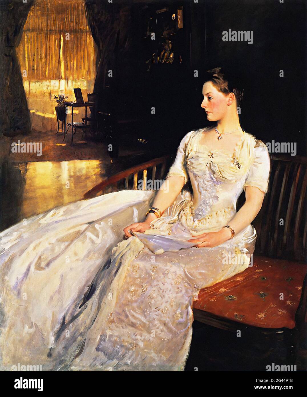 John Singer Sargent - Mrs Cecil Wade 1886 Stock Photo - Alamy