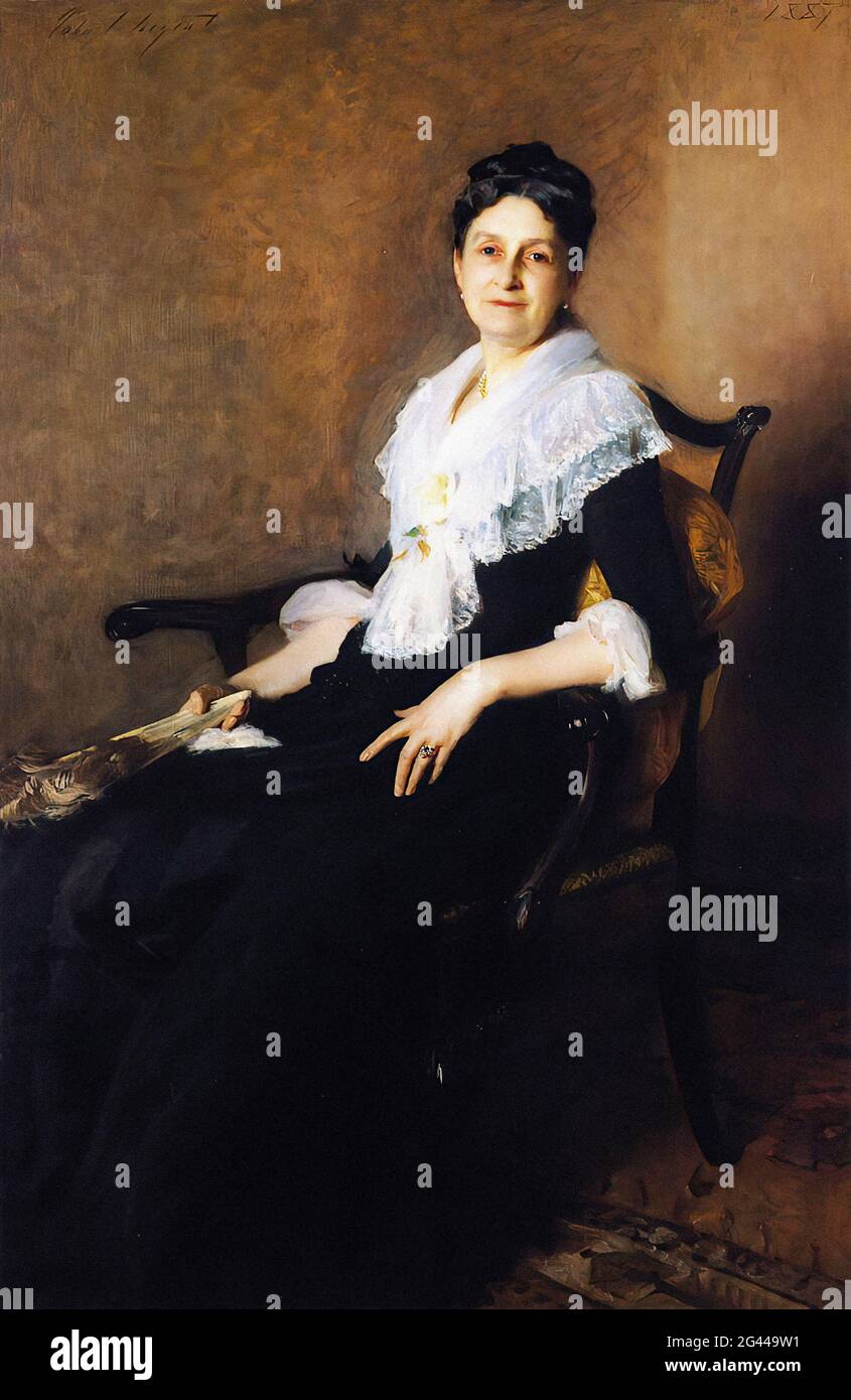 John Singer Sargent - Mrs Henry Marquand 1887 Stock Photo - Alamy