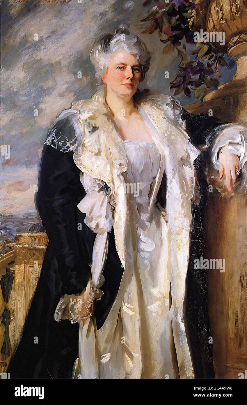 John Singer Sargent - Mrs Ernest Hills 1909 Stock Photo - Alamy