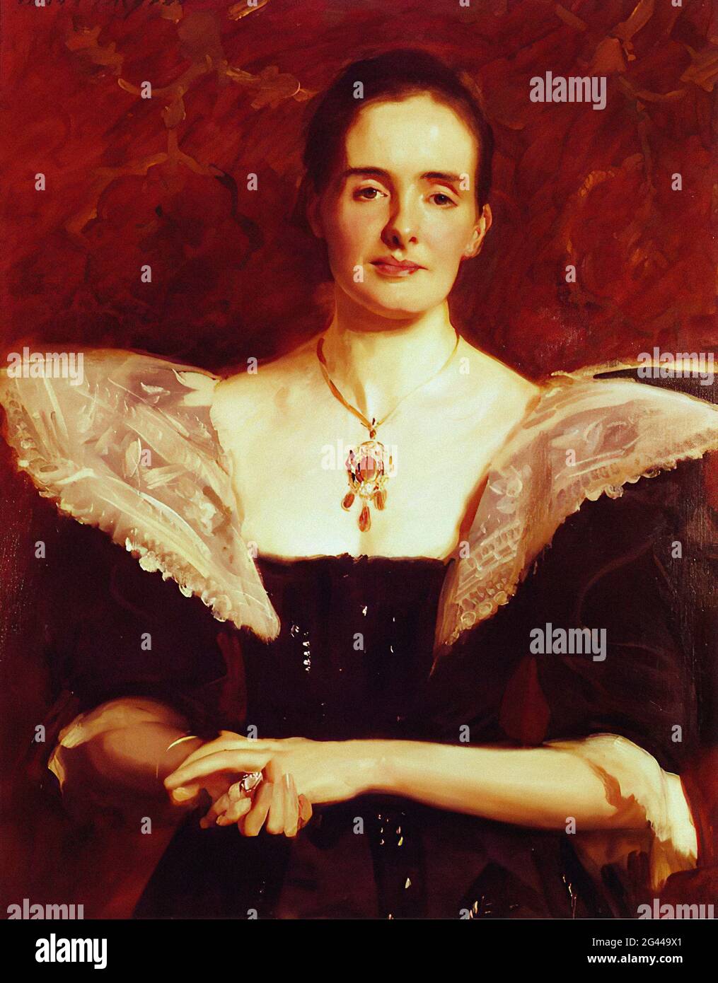 John Singer Sargent - Mrs William Russell Cooke 1895 Stock Photo - Alamy