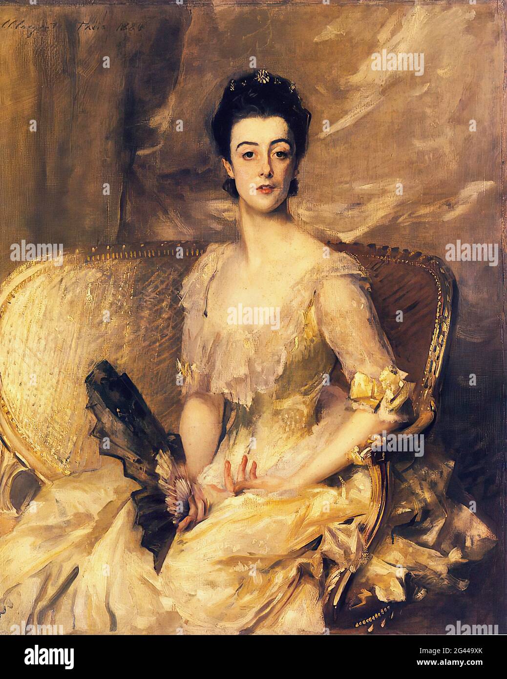 John Singer Sargent - Mrs Thomas Wodehouse Legh 1884 Stock Photo - Alamy