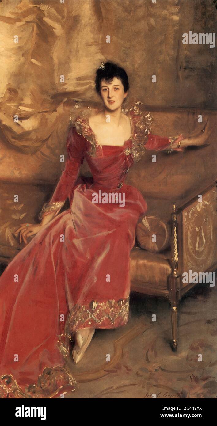 John Singer Sargent - Mrs Hugh Hammersley 1893 Stock Photo - Alamy