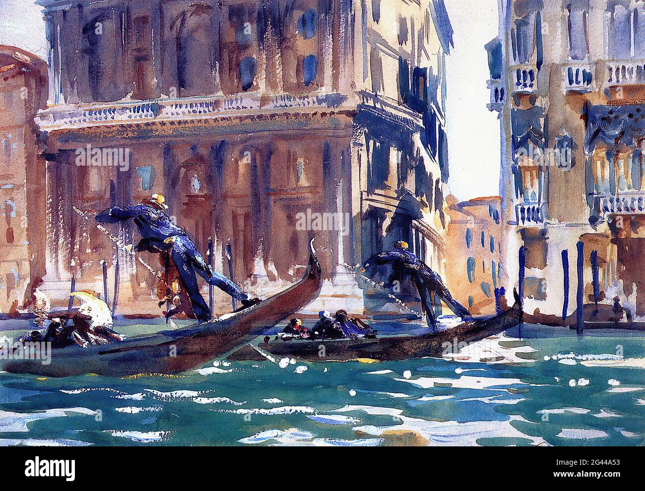 John Singer Sargent - on Canal 1903 Stock Photo - Alamy