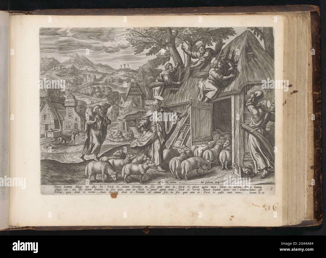 Peter as a good shepherd; From Christi Herder-Ampt, and other ...
