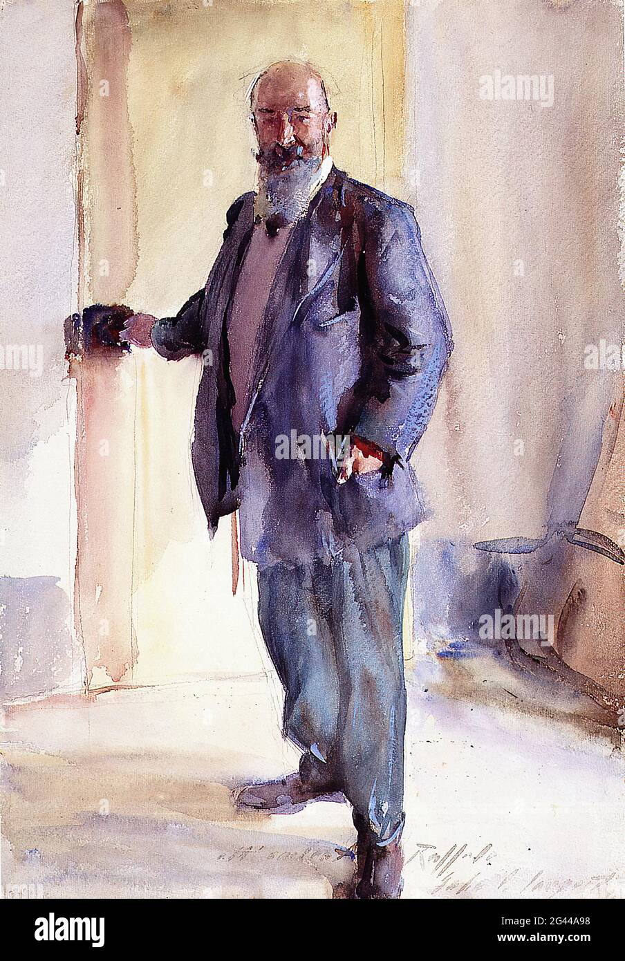 John Singer Sargent - Portrait Ambrogio Raffele 18 Stock Photo - Alamy