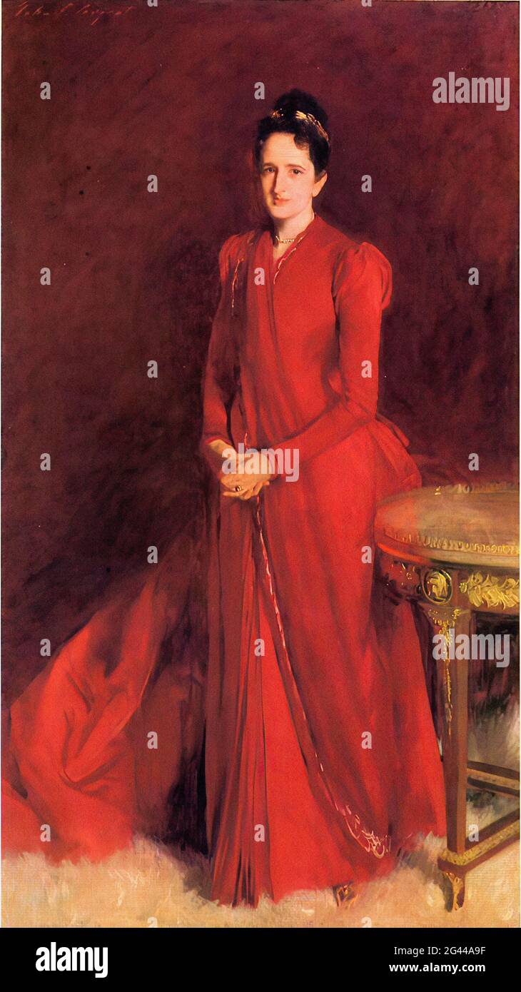 John Singer Sargent - Portrait Elliott Fitch Shepard 1888 Stock Photo ...