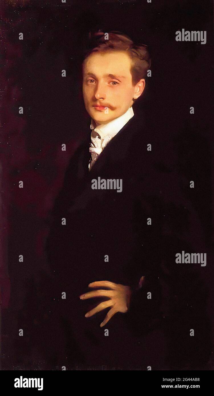 John Singer Sargent - Portrait Leon Delafosse 1893 Stock Photo - Alamy