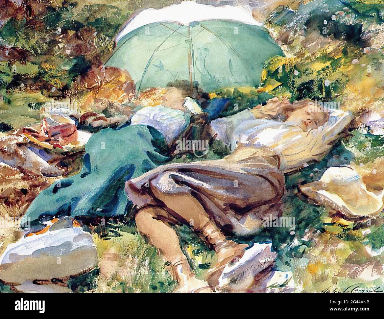Singer sargent siesta hi-res stock photography and images - Alamy