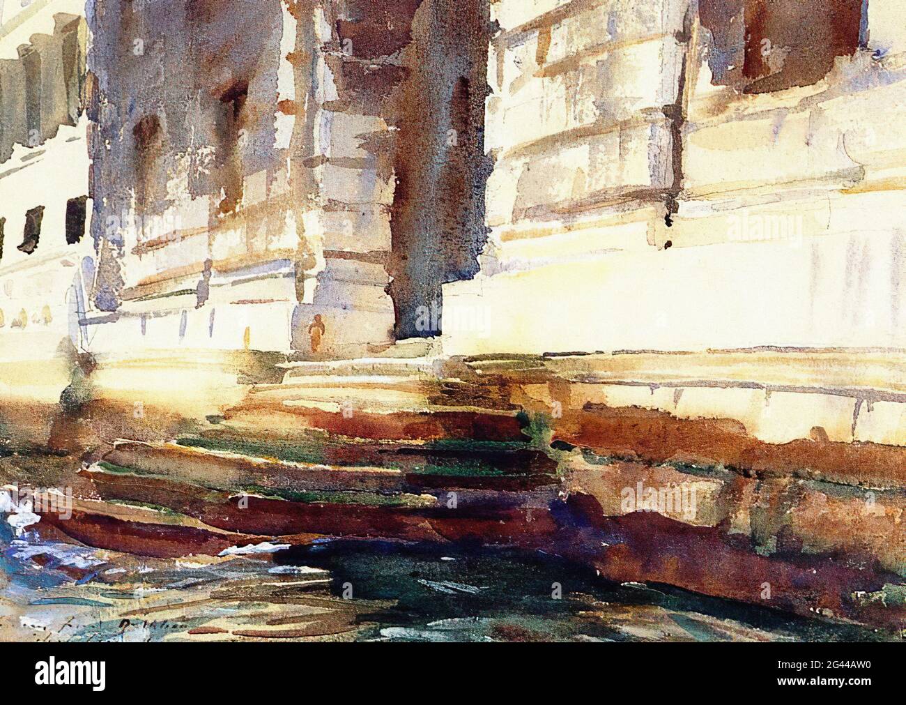 John Singer Sargent - Steps Palace 1903 Stock Photo - Alamy