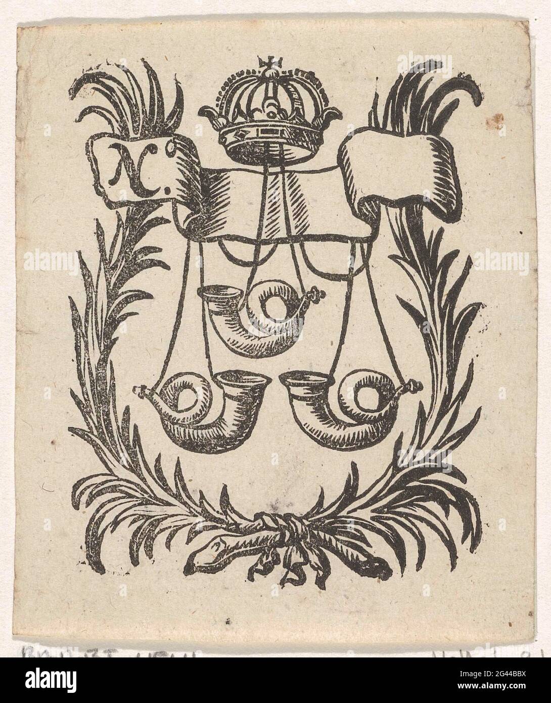 Heraldry wreath symbol insignia hi-res stock photography and images - Alamy