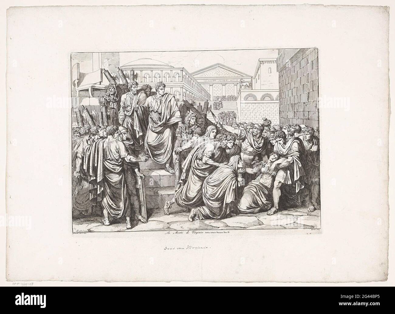 Death of Virginia; La Morte di Virginia; History of the Roman Empire ...