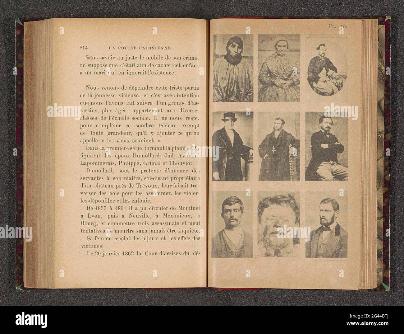 Nine portraits of suspected unknown killers Stock Photo - Alamy