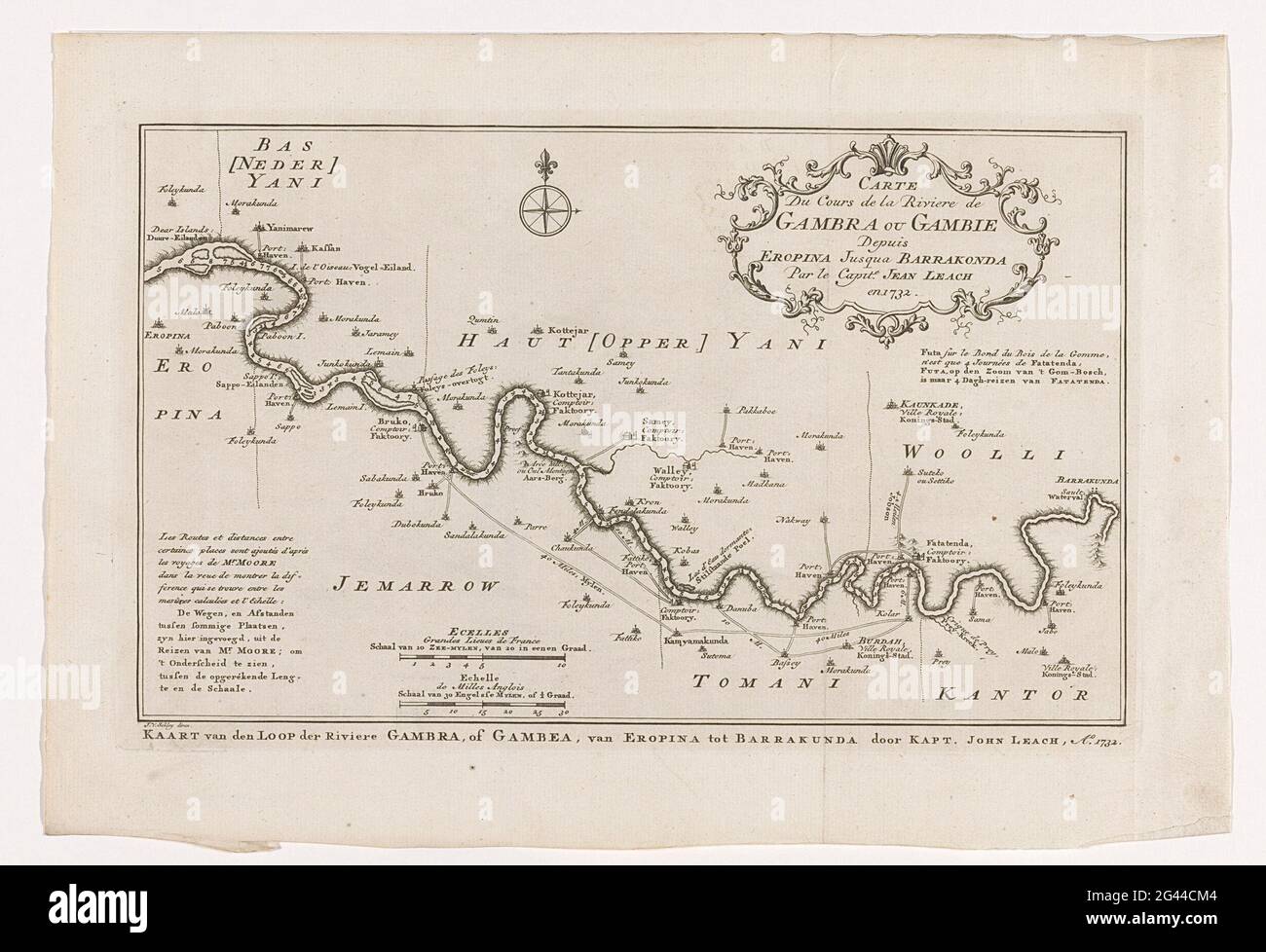 Map of the gambia river hi-res stock photography and images - Alamy