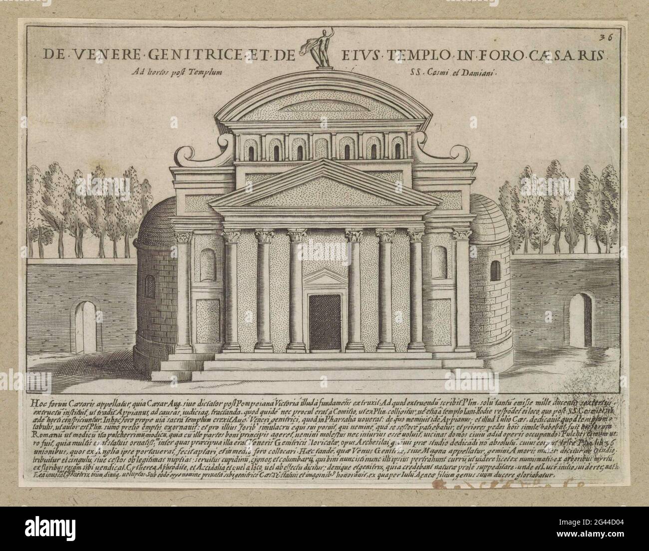 Templo venus genetrix caesar hi-res stock photography and images - Alamy