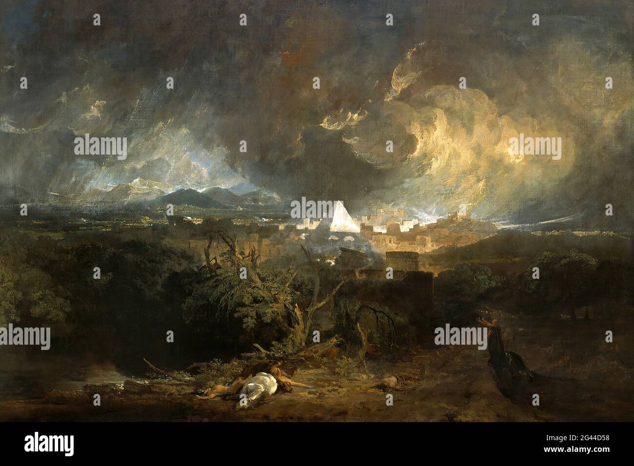 Joseph Mallord William Turner - the fifth plague of egypt 01 Stock ...