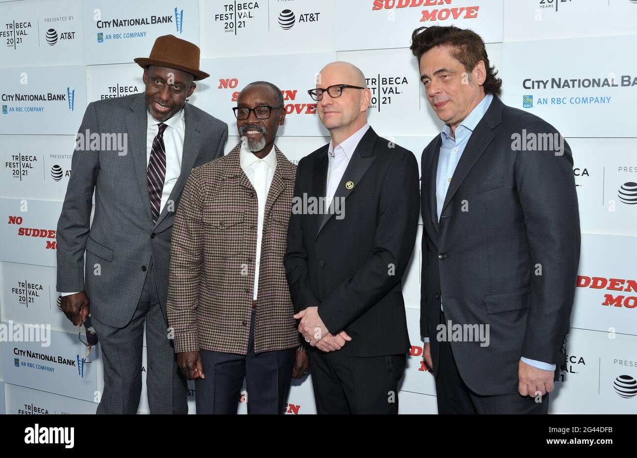 New York, USA. 18th June, 2021. L-R: Bill Duke, Don Cheadle, Steven ...