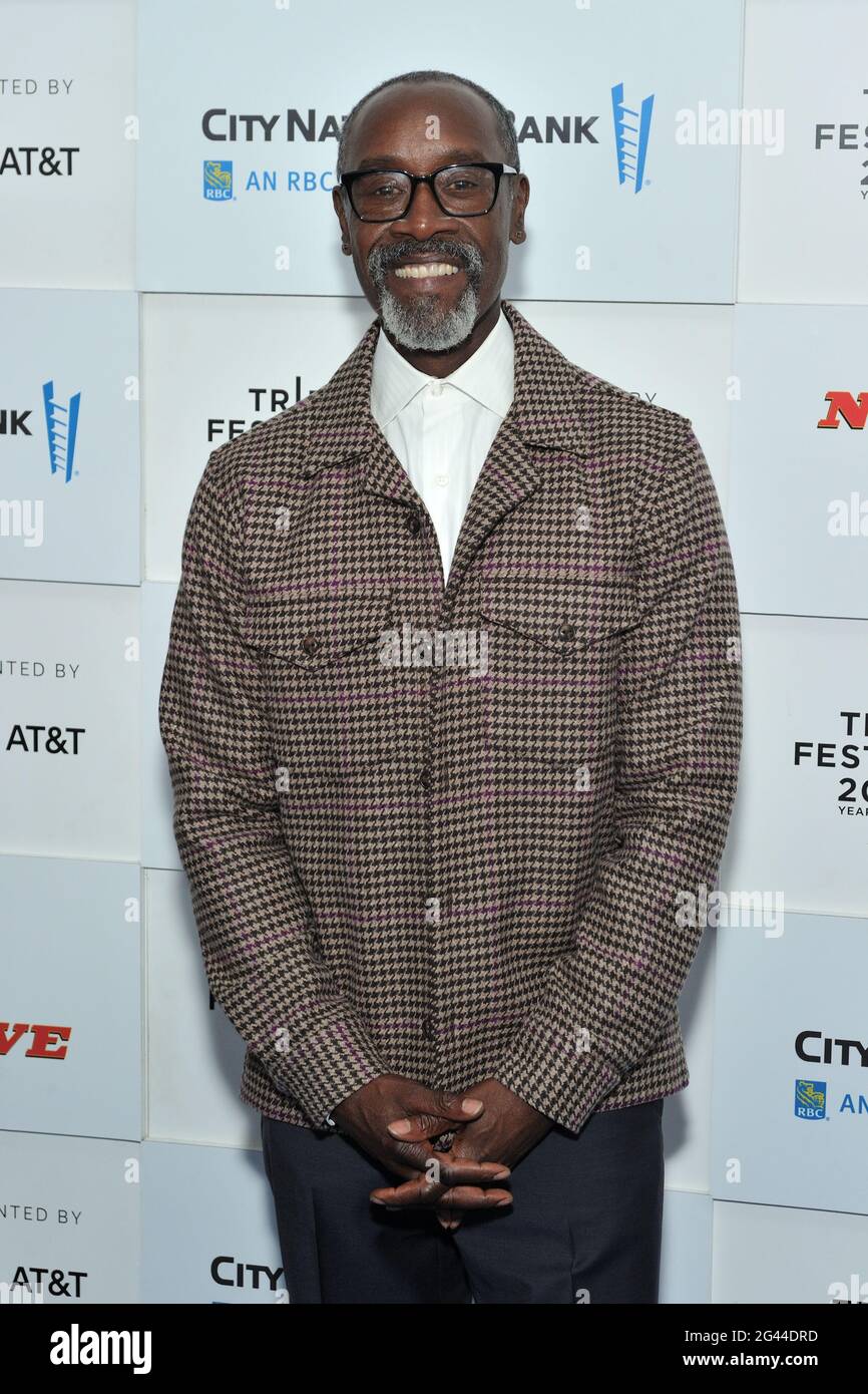 New York, USA. 18th June, 2021. Don Cheadle attends the world premiere ...