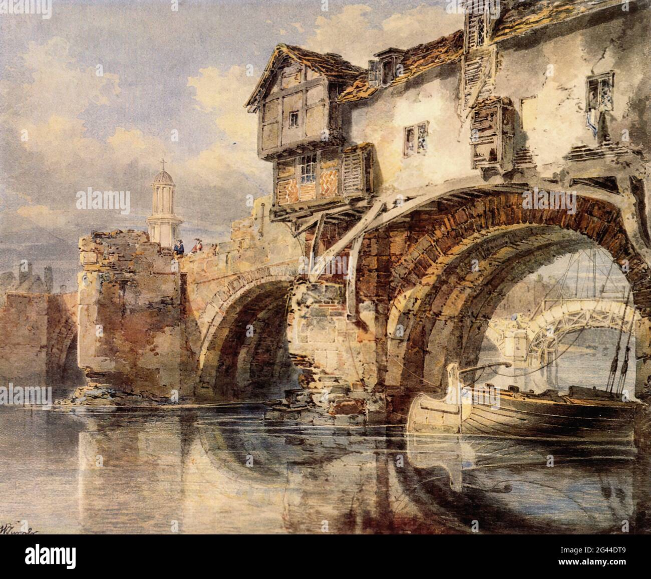 William turner painting bridge hi-res stock photography and images - Alamy