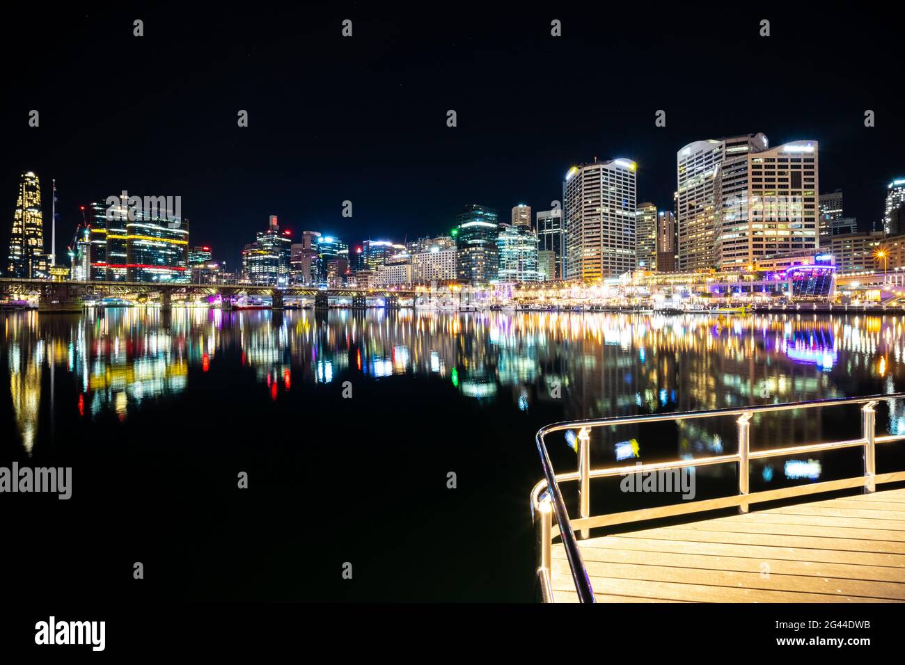 Darling Harbour Lights Sydney